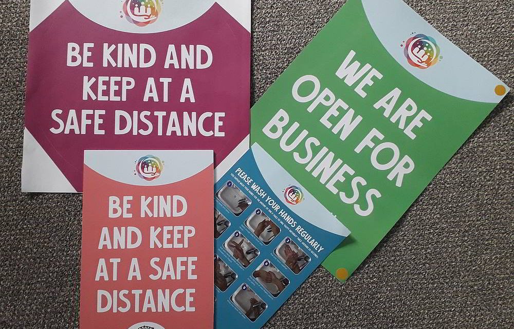 Northwich BID supplies social distancing materials to businesses ...